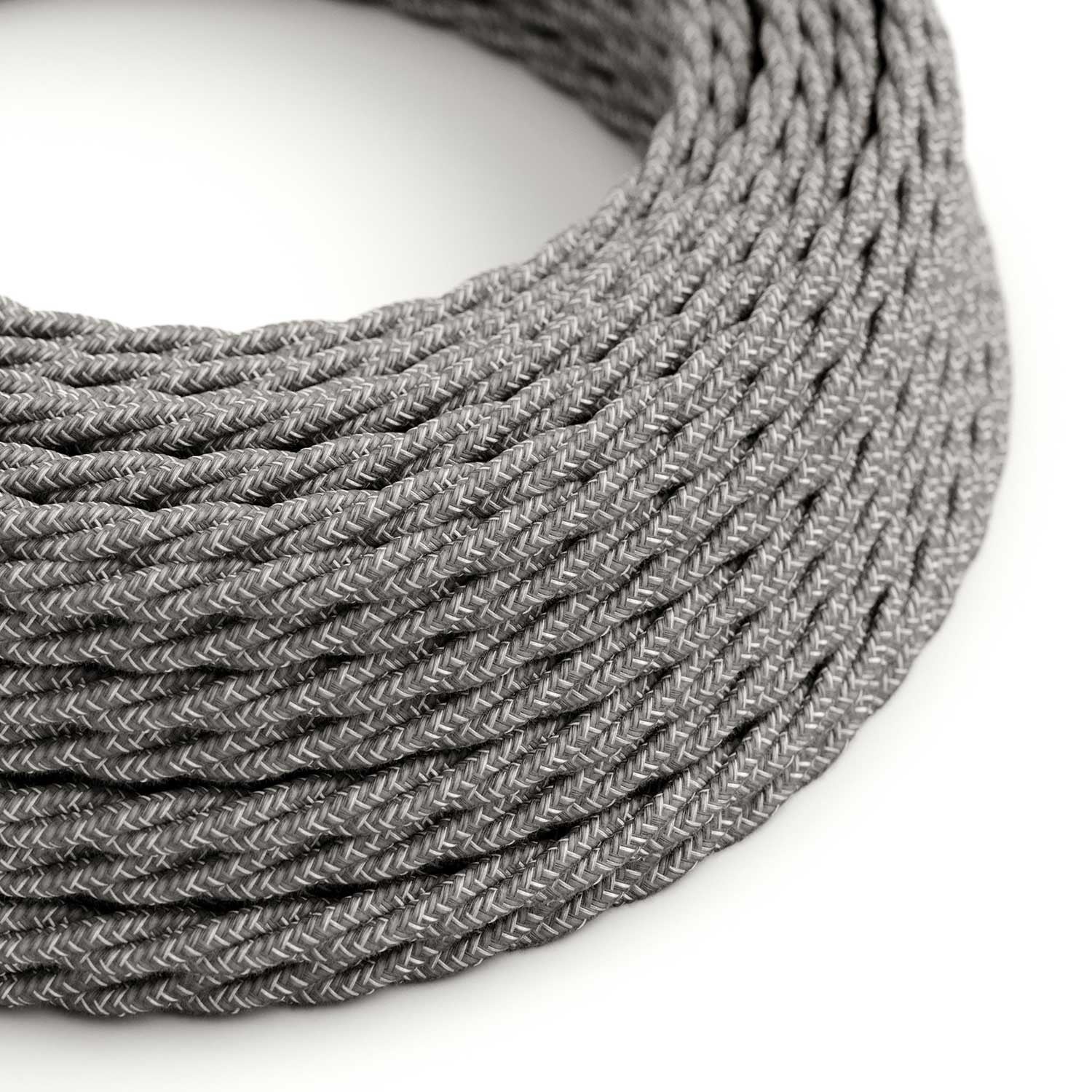 Creative-Cables, Câble électrique, avec revêtement en lin tressé, 3 x 0 ...