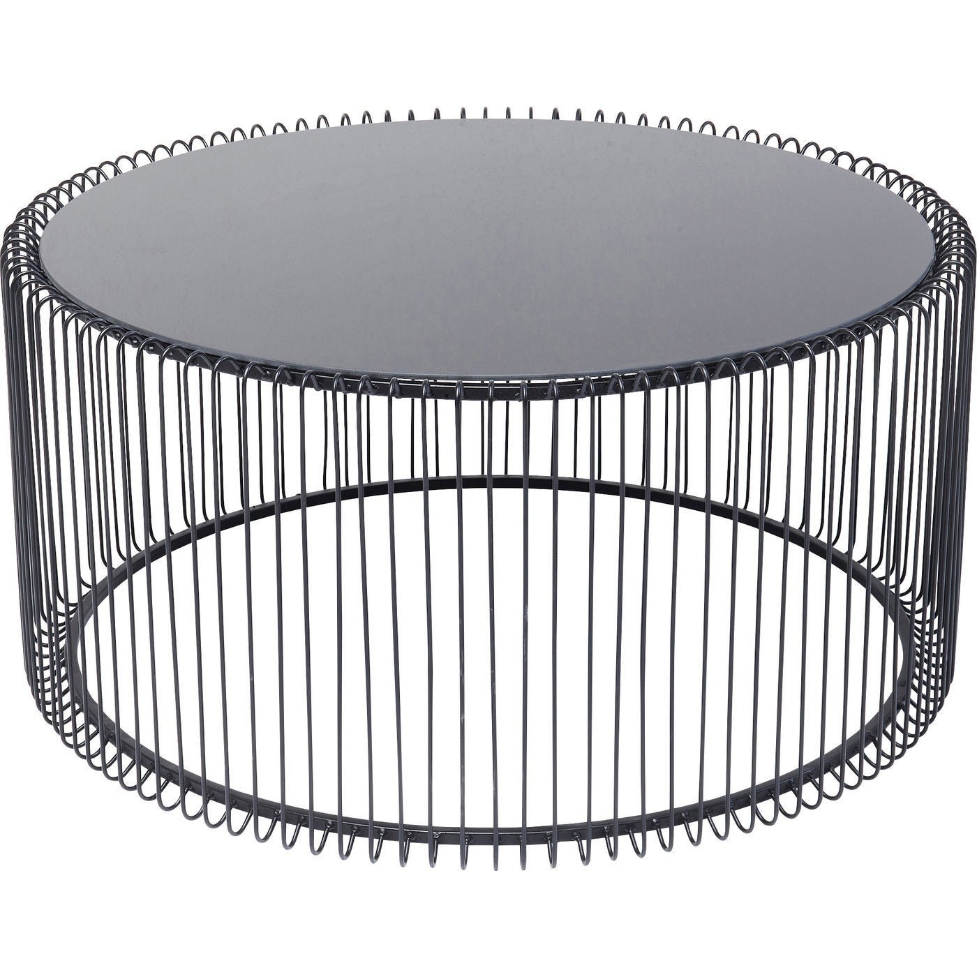 Table basse ronde Wire 80cm noire Kare Design | Leroy Merlin