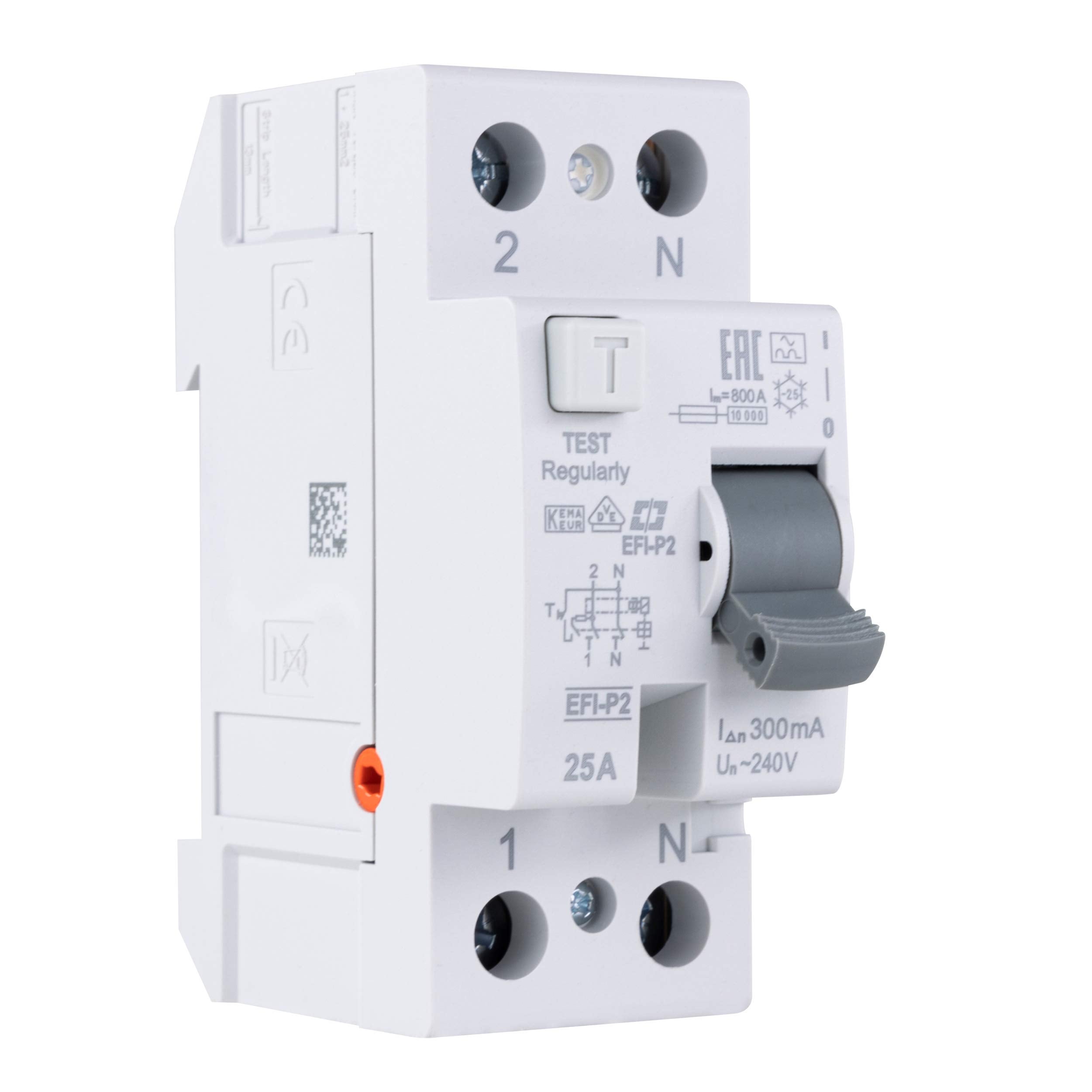 REV Ritter 0505490555 - Interruttore differenziale a 2 poli (RCD), 25 A, 0,30 A | Leroy Merlin