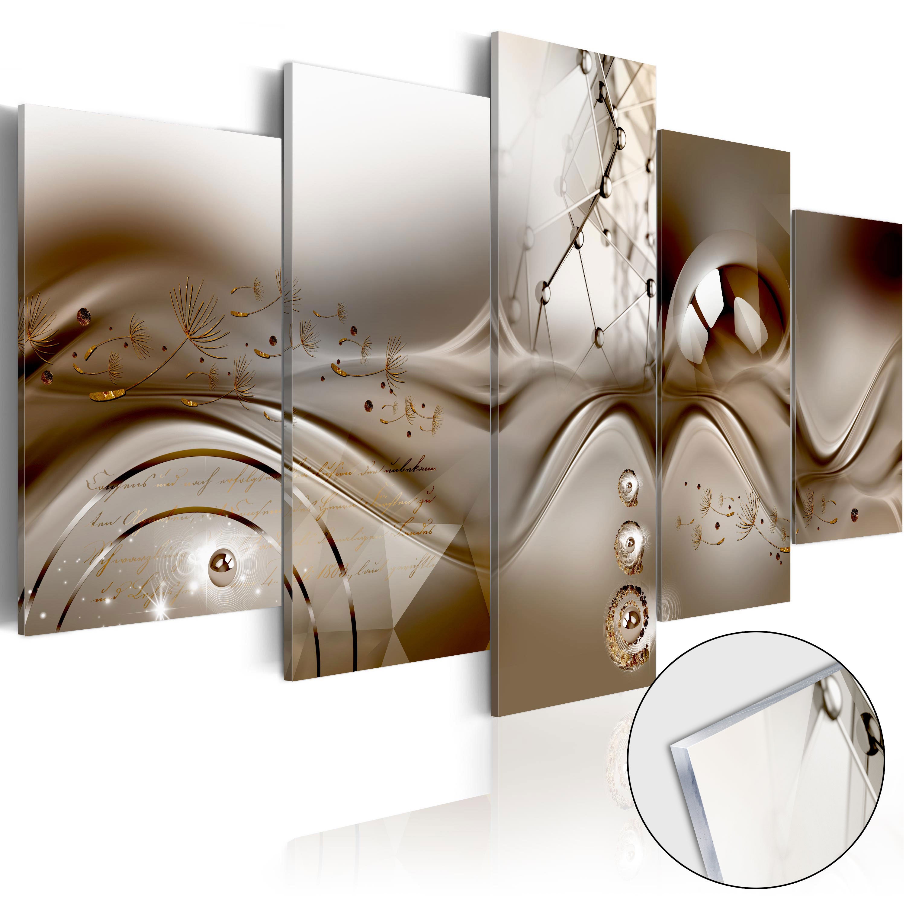 Tableau sur verre acrylique - Artistic Disharmony [Glass] - 100x50 ...