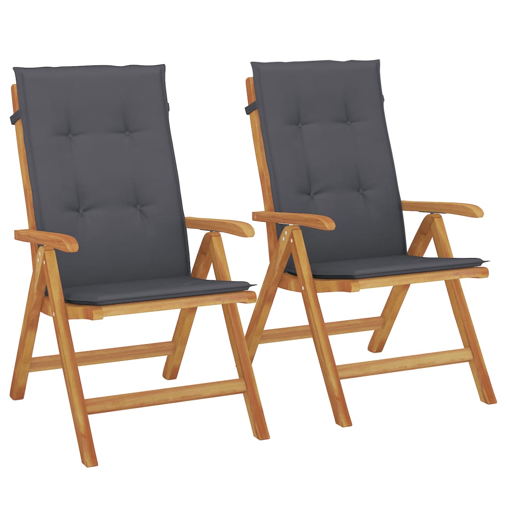 Lot de 2 Chaises de jardin | Siège de Terrasse | Chaise d'extérieur ...