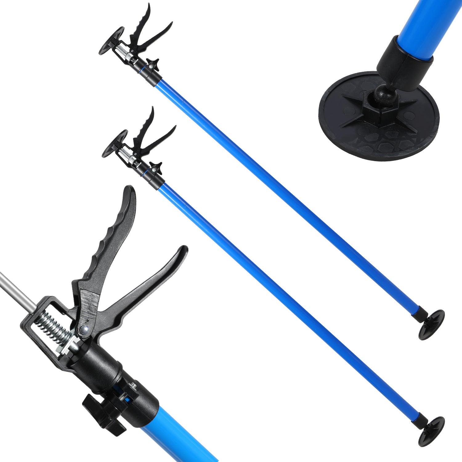 2 étais de soutien télescopiques, hauteur ajustable 115 à 290 cm ...