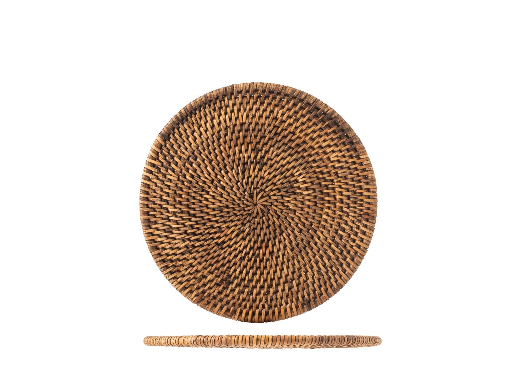 H&H Sous-pot rond en rotin cm 22 | Leroy Merlin