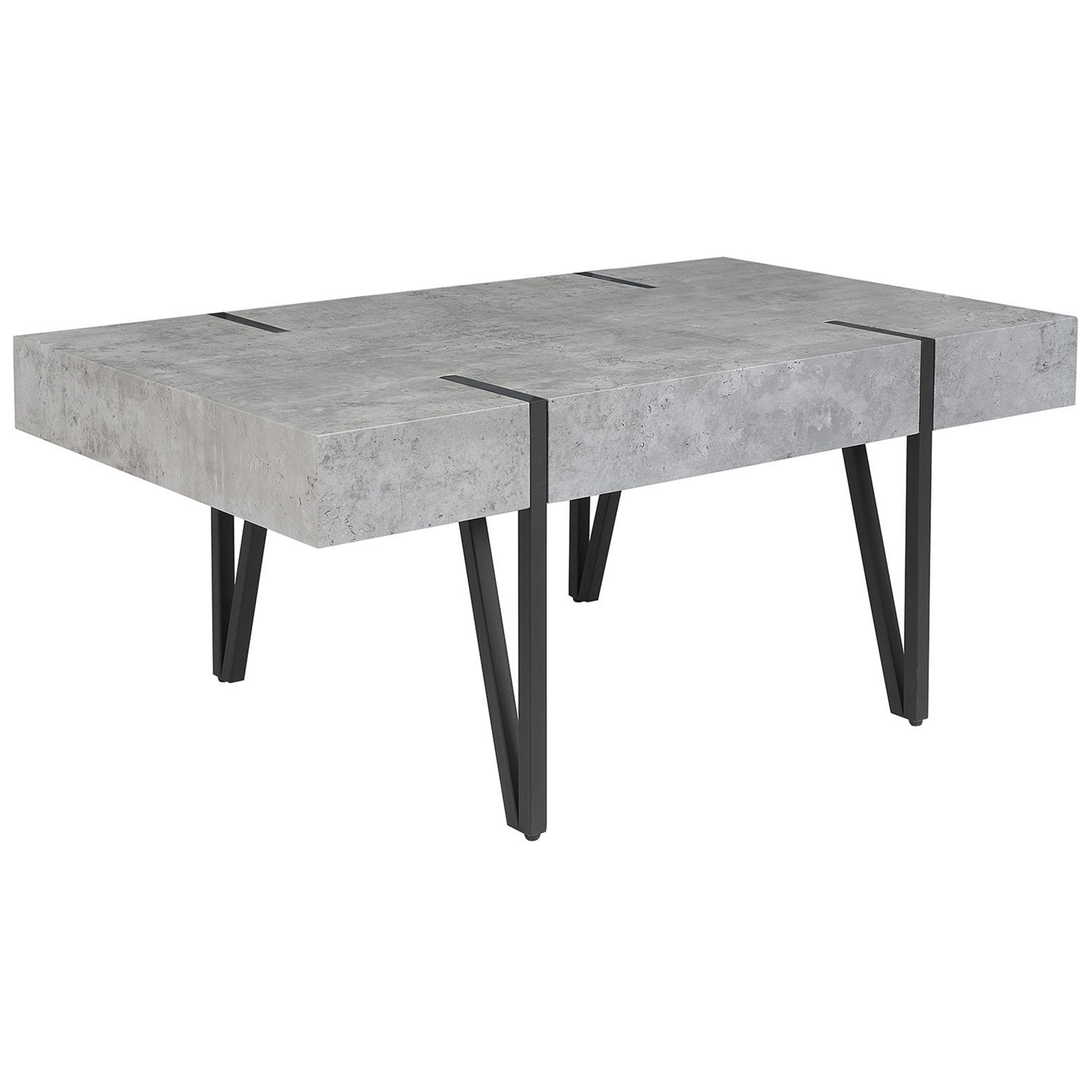 Table basse ADENA Effet béton gris | Leroy Merlin