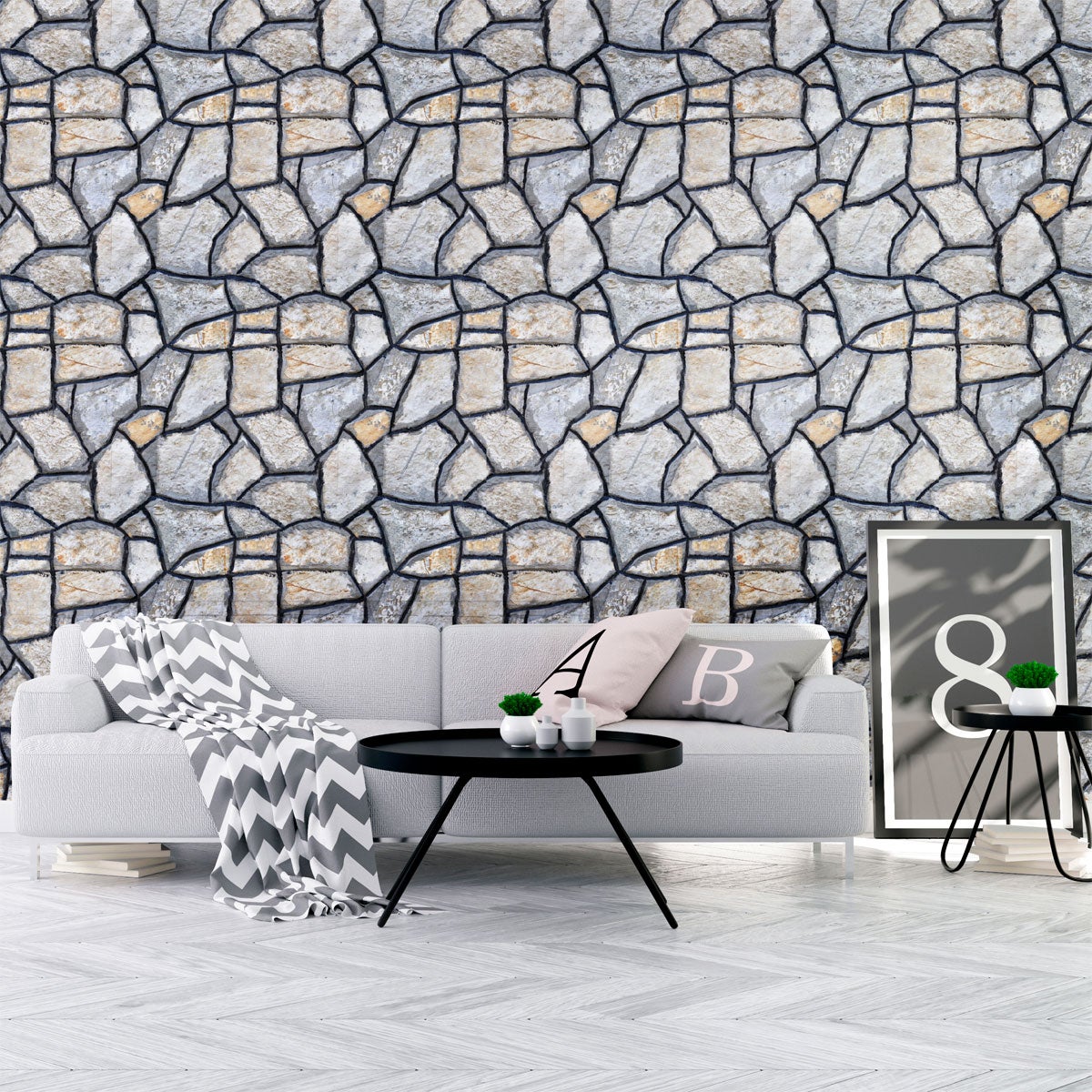 Vinilos material Piedras de Sofia - adhesivo de pared - revestimiento ...