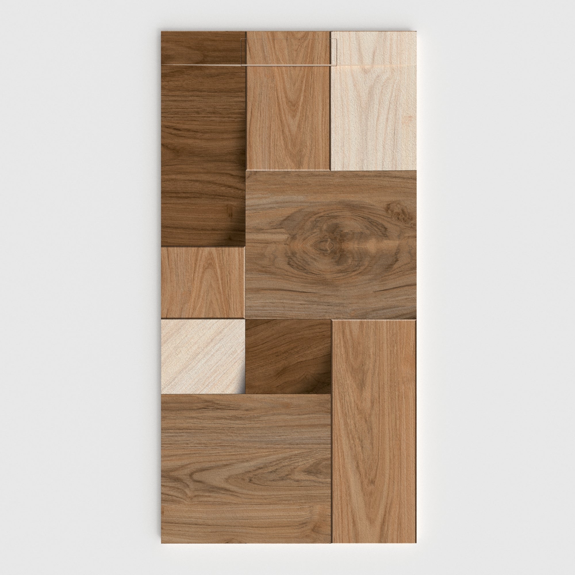 VAROBATH | Receveur de douche 3D Plaster 90x100 - TEKAON effet bois ...