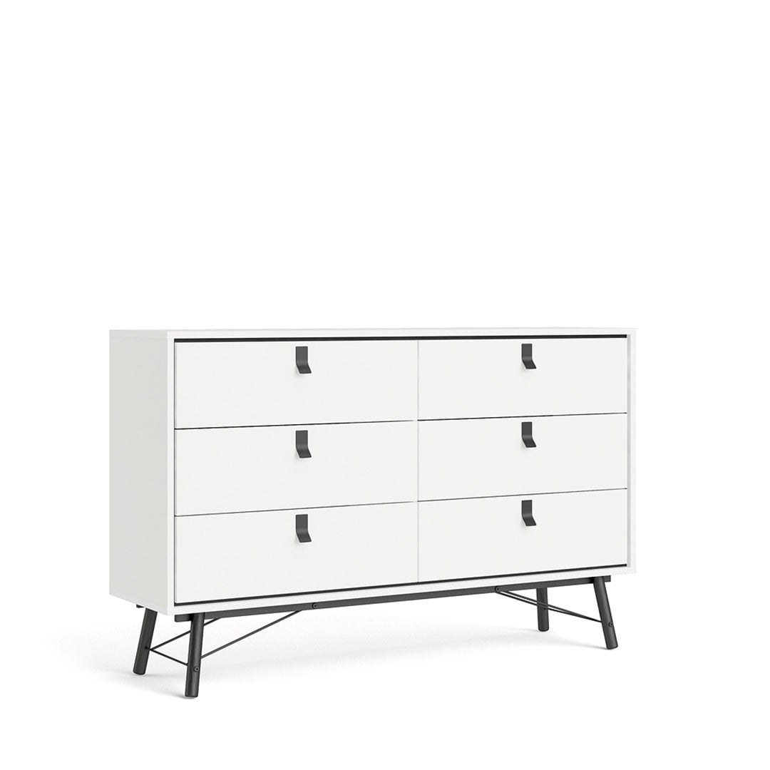 Rye Commode large 6 tiroirs, blanc mat. | Leroy Merlin