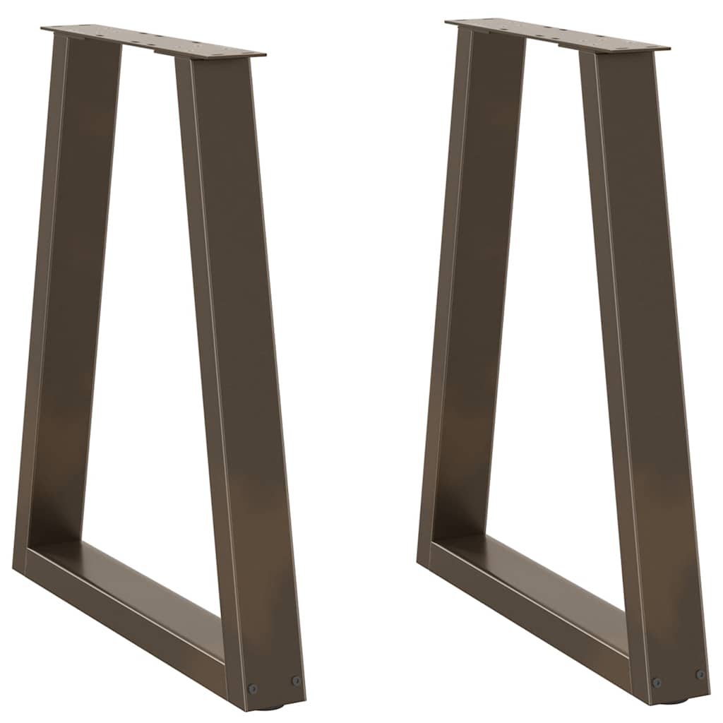 Maison Exclusive Patas Para Mesa De Comedor En Forma De V 2 Uds Acero