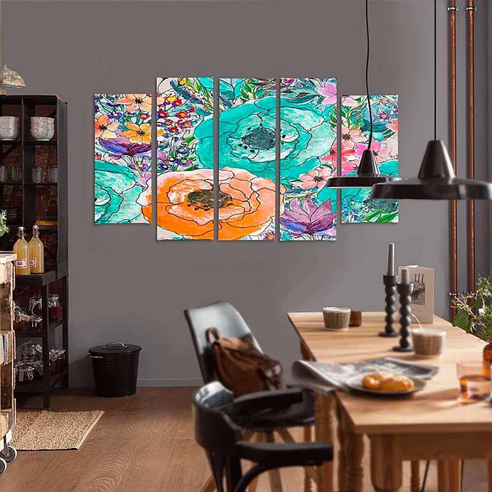 Tableau floral 2 - 200 x 100 cm | Leroy Merlin