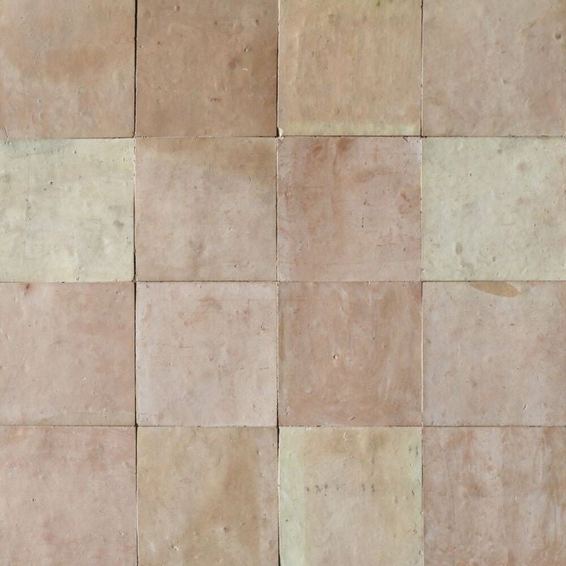 Carrelage Zellige Marocain Terracotta N°4 10x10 cm | Leroy Merlin