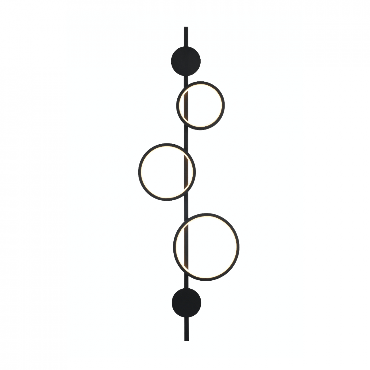 Applique en métal et aluminium Noir 106 cm - Saretti | Leroy Merlin
