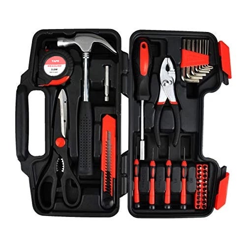 BEAFACE 39pcs-Herramientas de reparación, con caja de almacenamiento ...