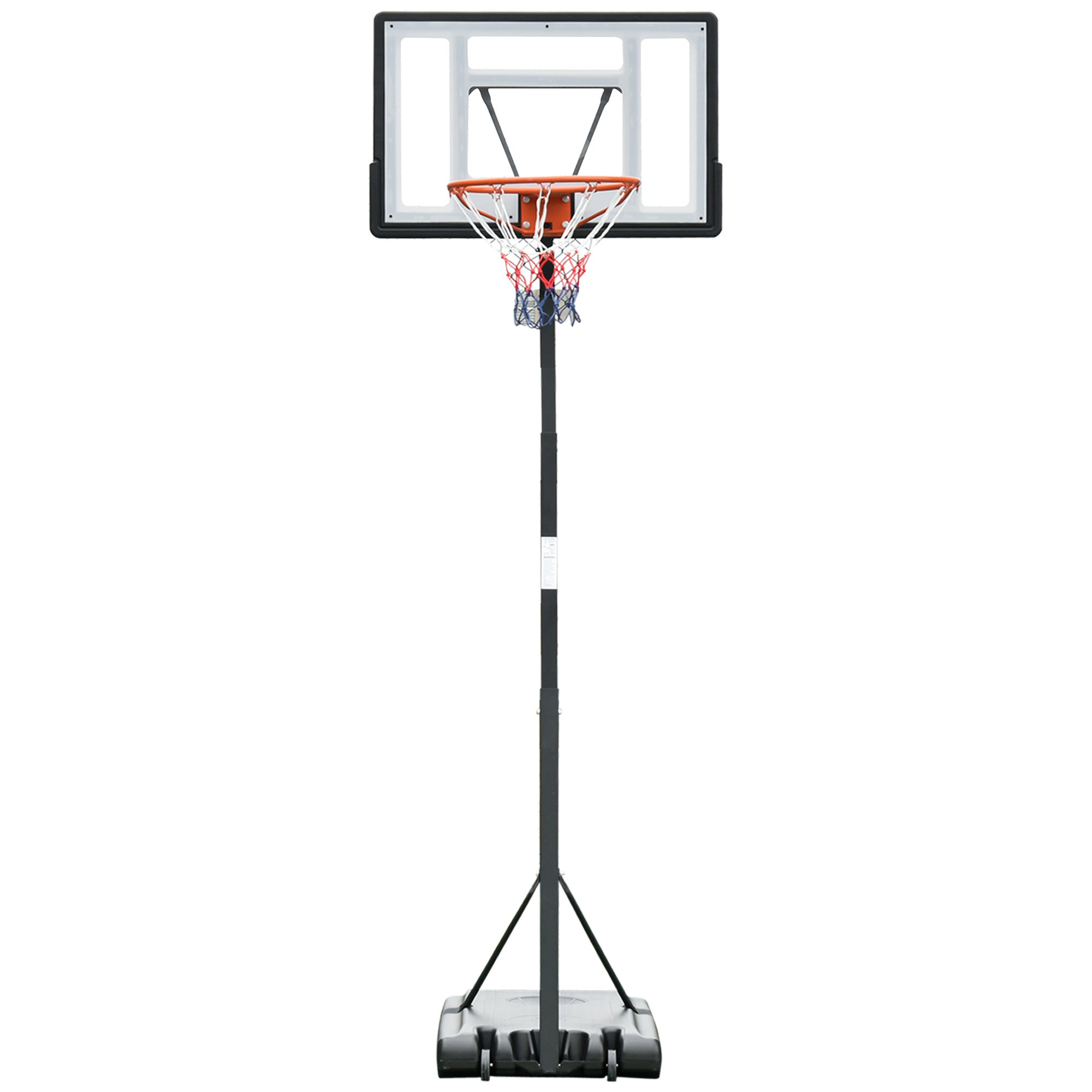 Panier de basket extérieur avec poteau et base lestée sur roulettes ...