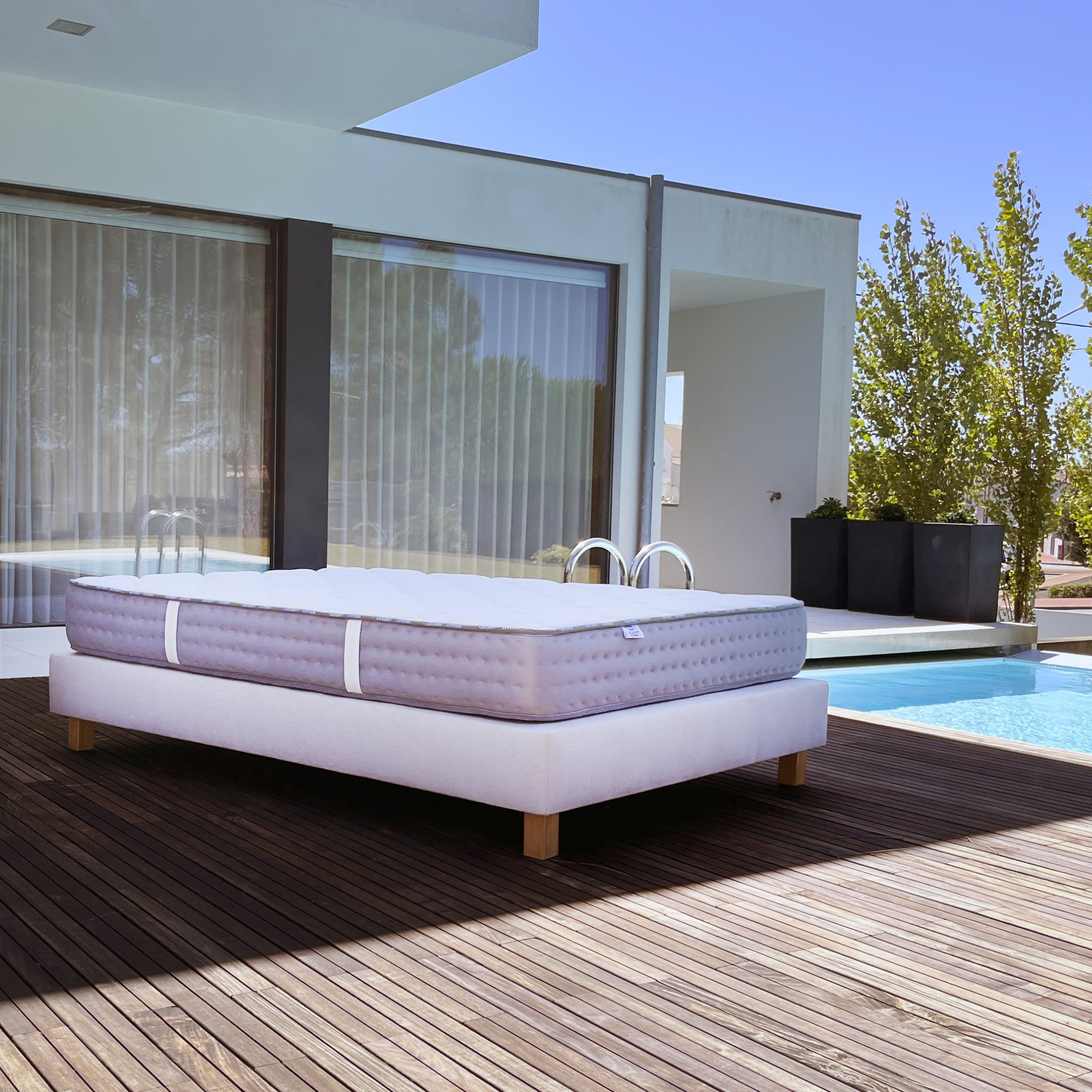 Matelas 200x200 cm, Zen, 20 cm, mémoire de forme, ferme, indépendance ...