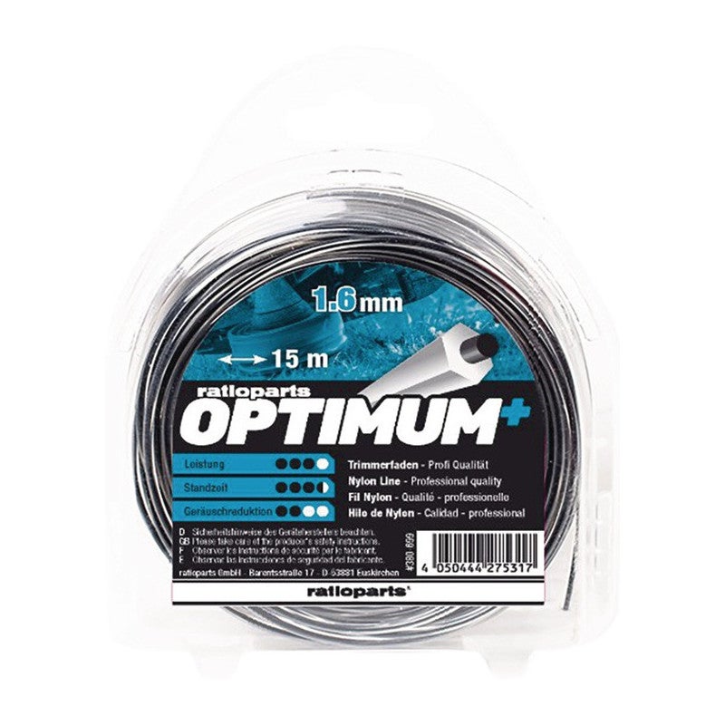 Fil de nylon Épaisseur de fil optimale 1,6 mm Longueur du fil 15 m ...