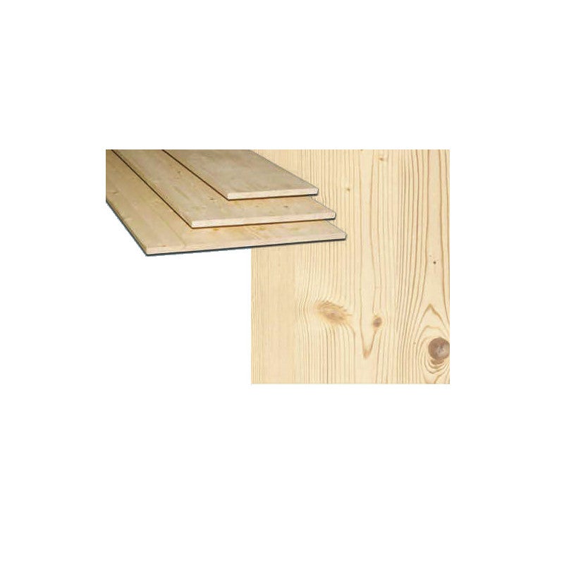 Tavola in abete lamellare 1,8×120×30 cm – pannello versatile per ...