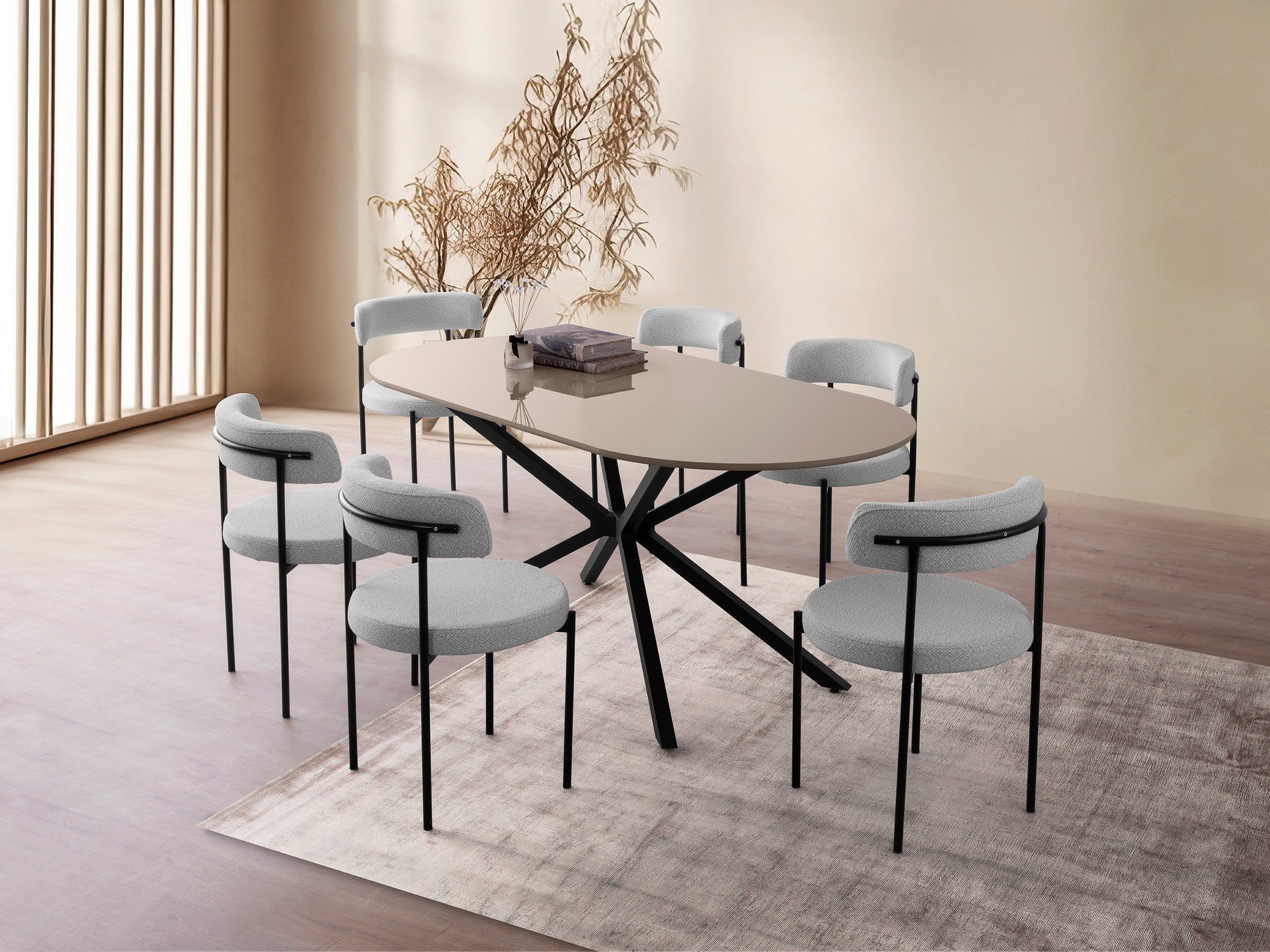 Table à manger-Aura-Light Mocha | Leroy Merlin