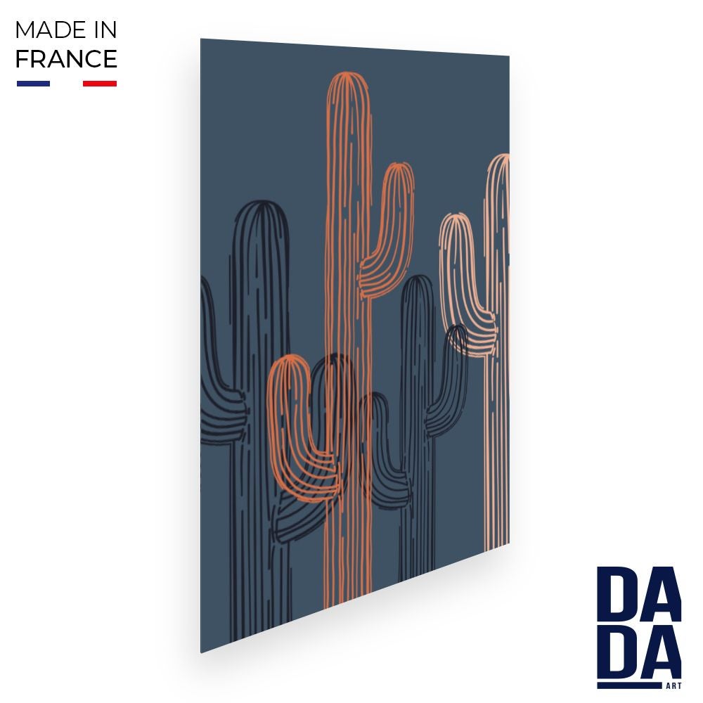 Affiche Cactus colorés modernes / 60x80cm / Fabriqué en France / DADA ...