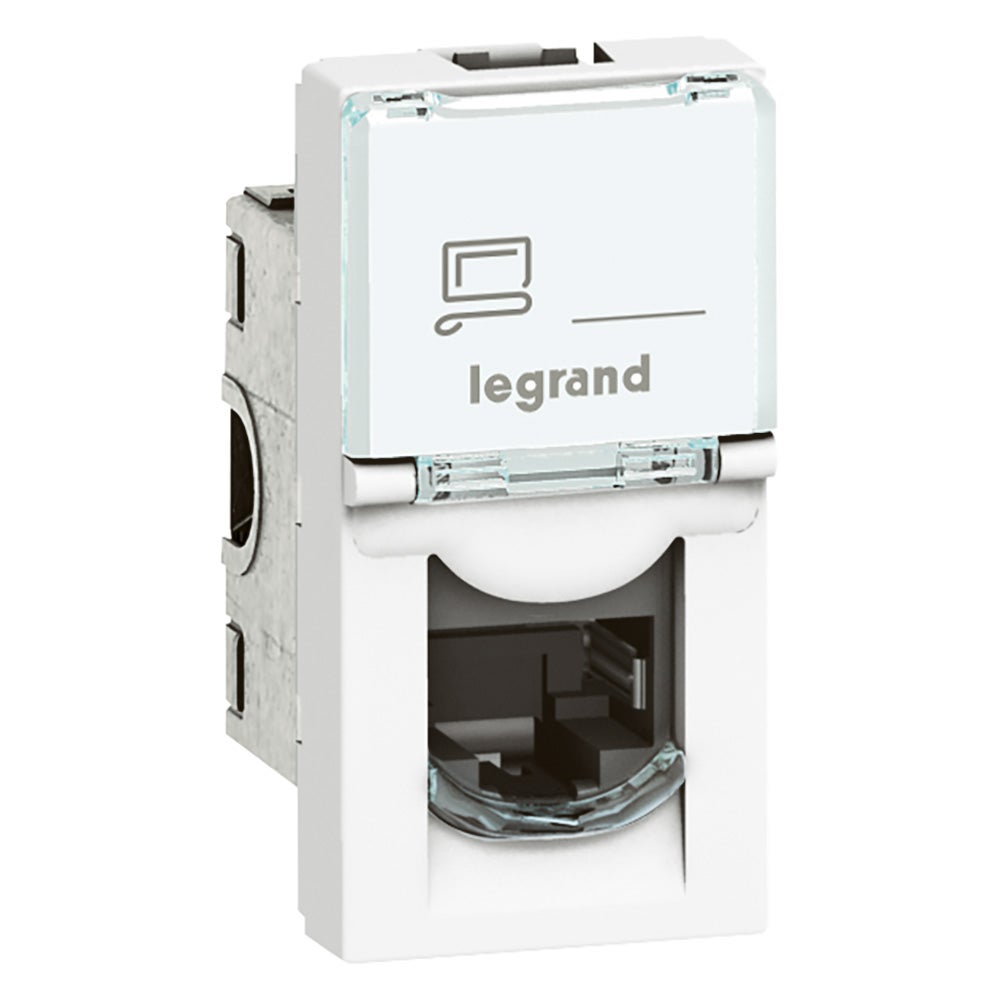 LEGRAND Prise murale RJ45 Cat6 22.5X45 non blindé | Leroy Merlin