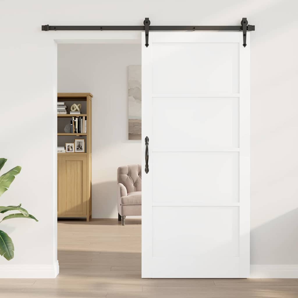 Porte intérieure ORKDAL Blanc 93 x 211 cm Contreplaqué | Leroy Merlin