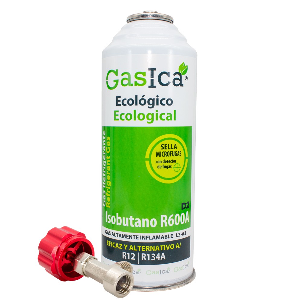 Pack Gasica D2 226g. Gas Refrigerante Sustituto del R12 y R134A más ...