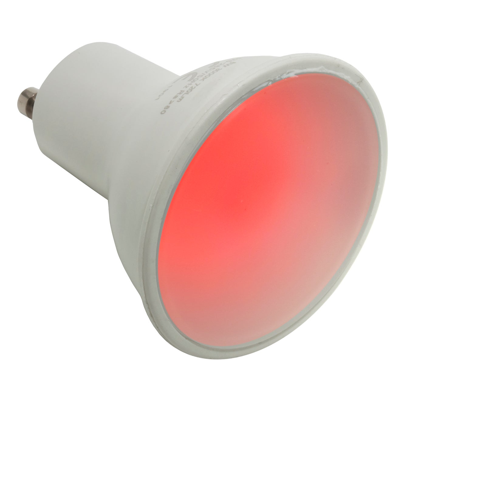 Lámpara de foco 6W efectos bombilla de color led GU10 220V COLOR ROJO ...