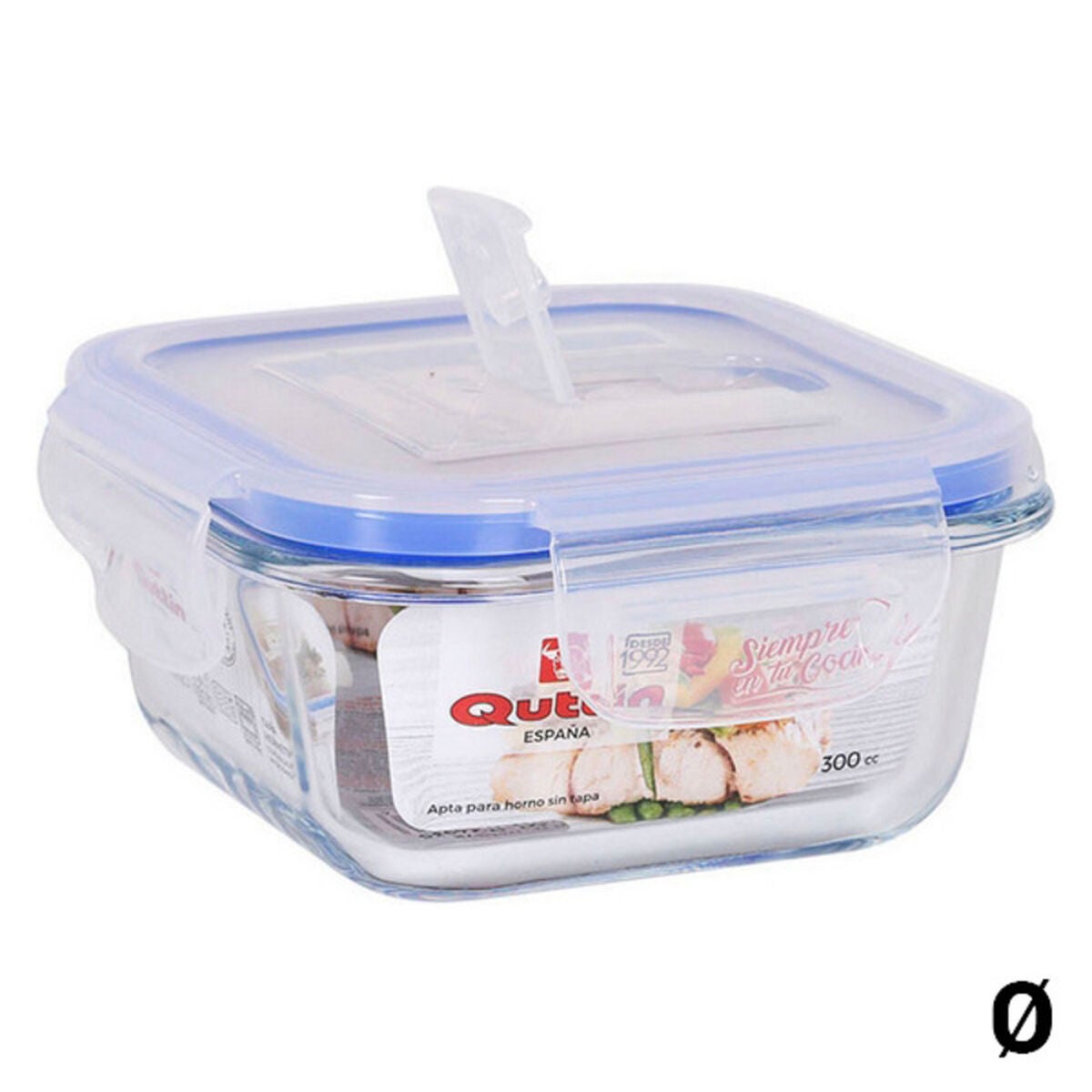 Recipiente cristal cuadr. c-valvula hermetic 16x16 cm 750cc | Leroy Merlin