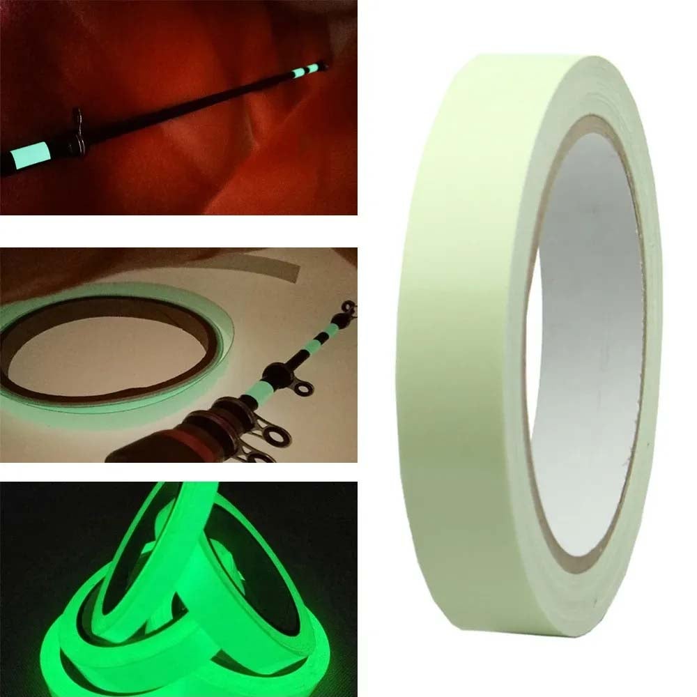 10 Rotoli Nastro Sicurezza Luminosa – Etichetta Adesiva Impermeabile ...