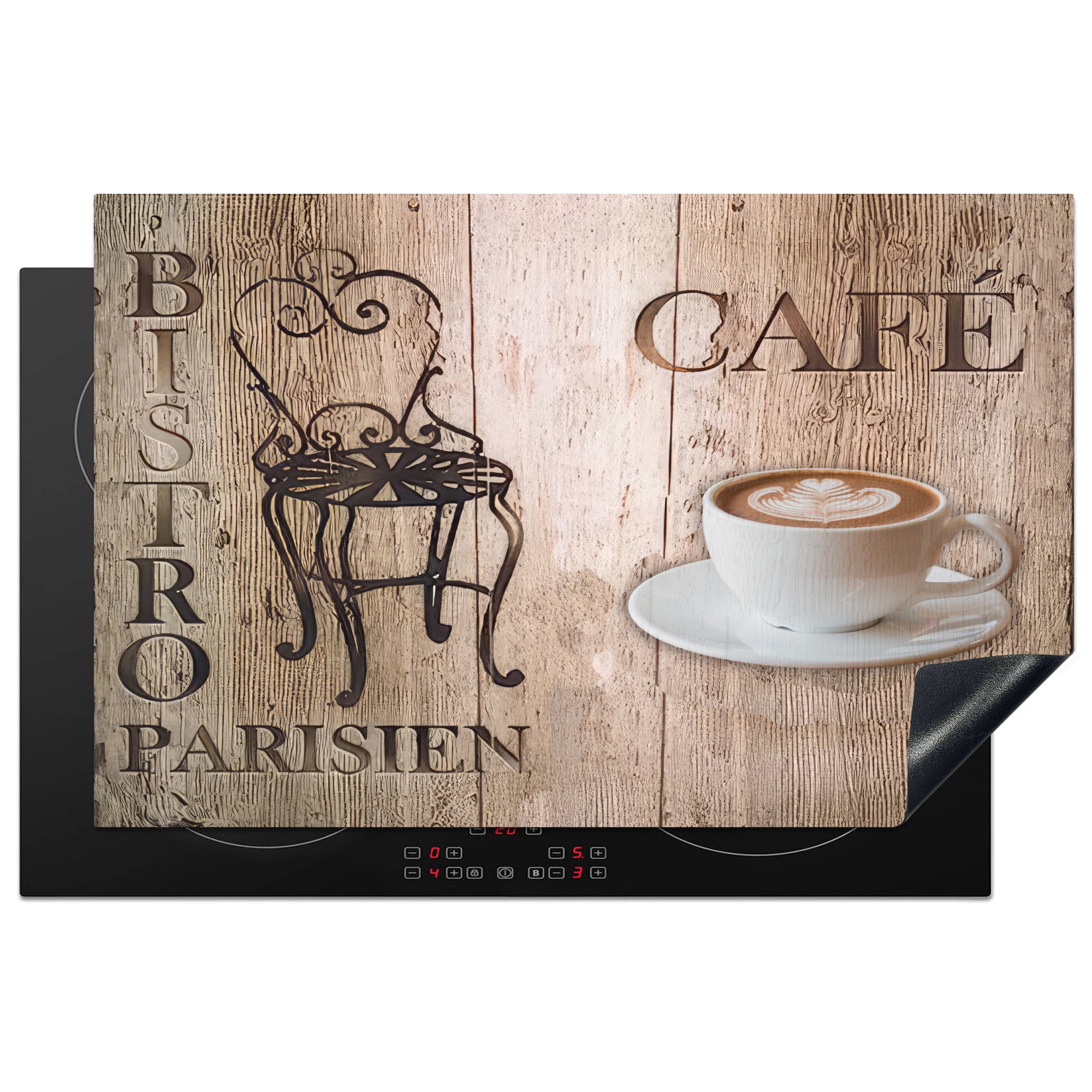 PROTÈGE-PLAQUE, PLAQUE DE CUISSON, CÉRAMIQUE Bistro Parisien - Café ...