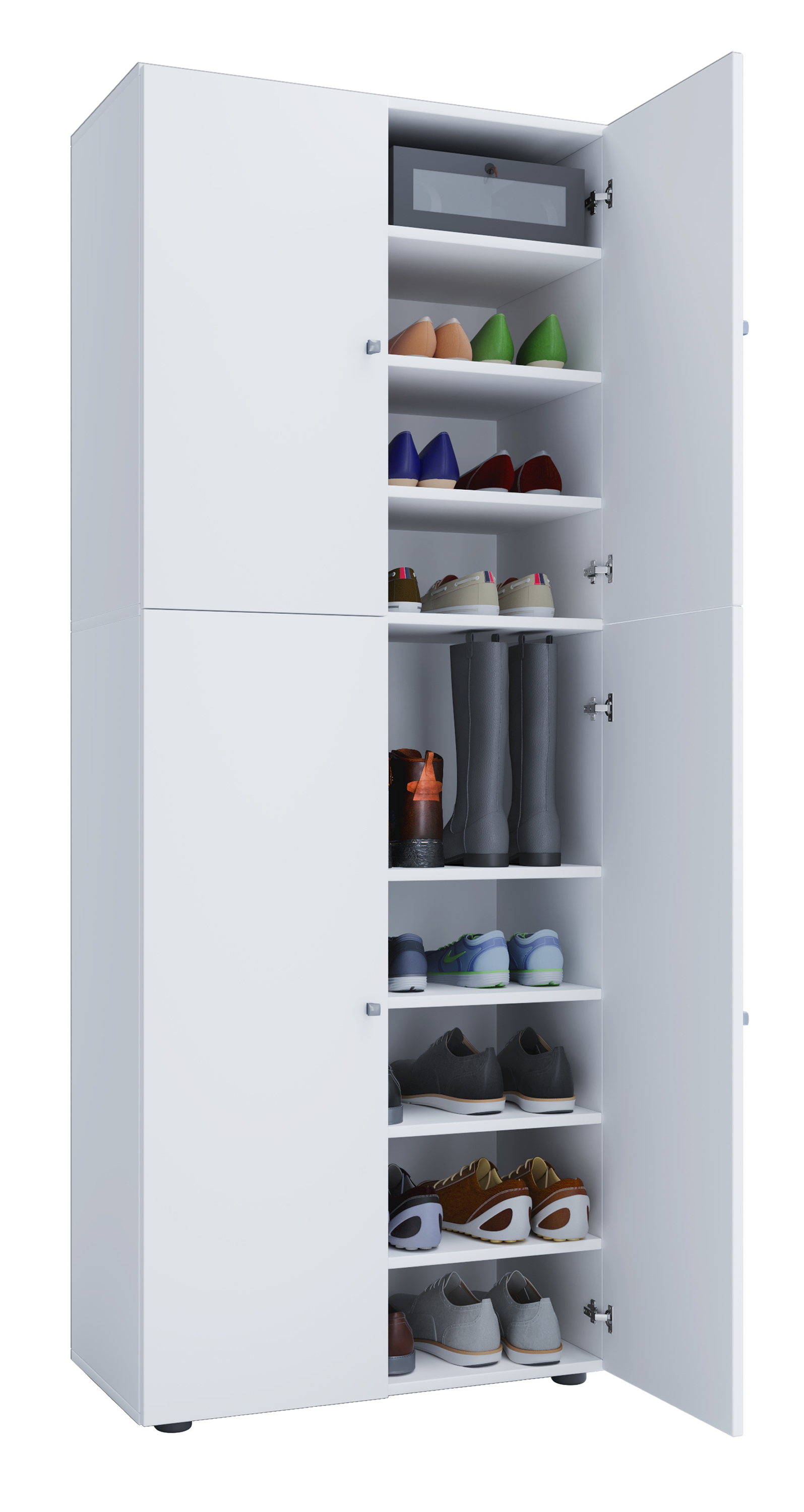 Mueble zapatero grande de madera XXL Lona 9 | Leroy Merlin