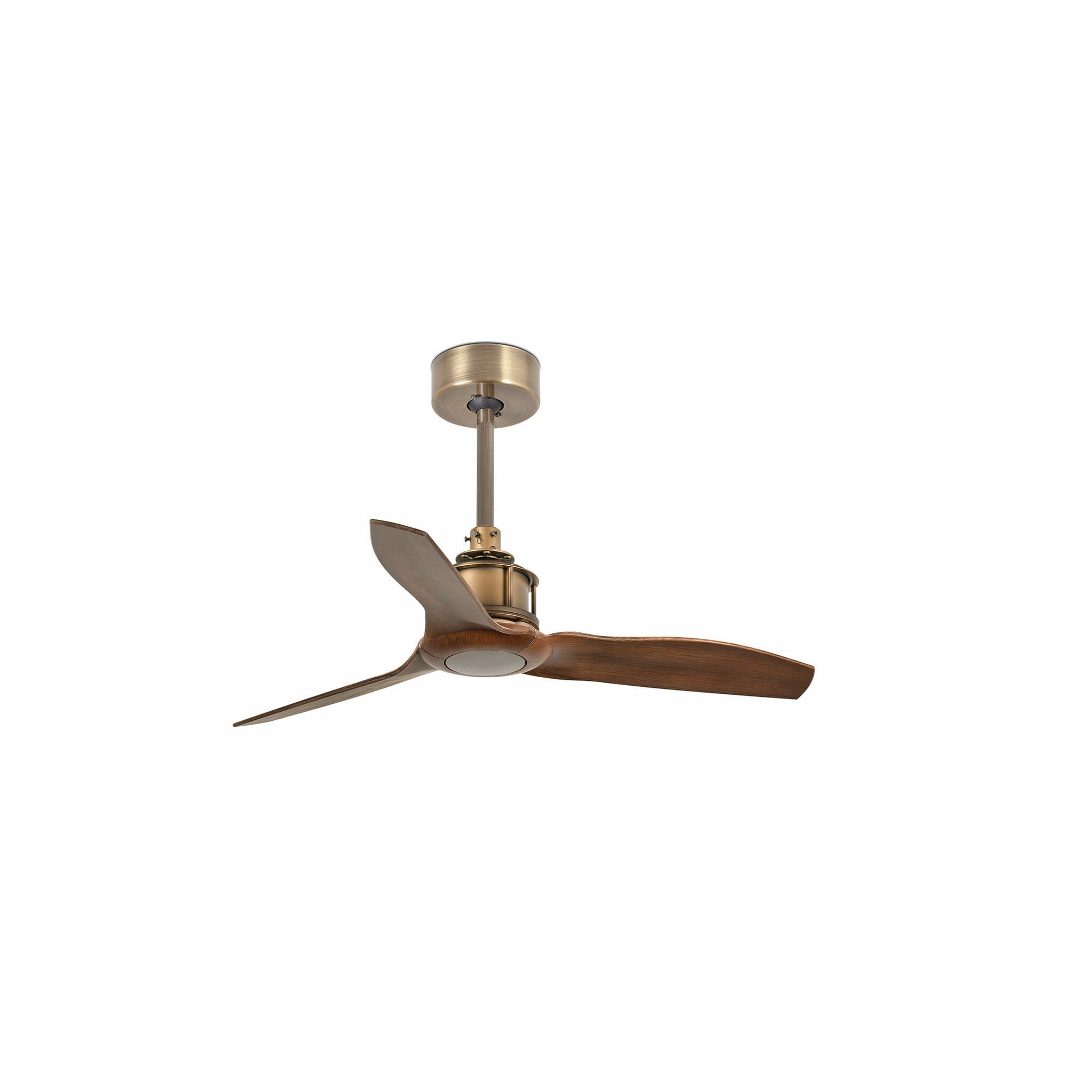 JUST FAN XS Ventilateur de plafond vieil or/lengo 81cm | Leroy Merlin