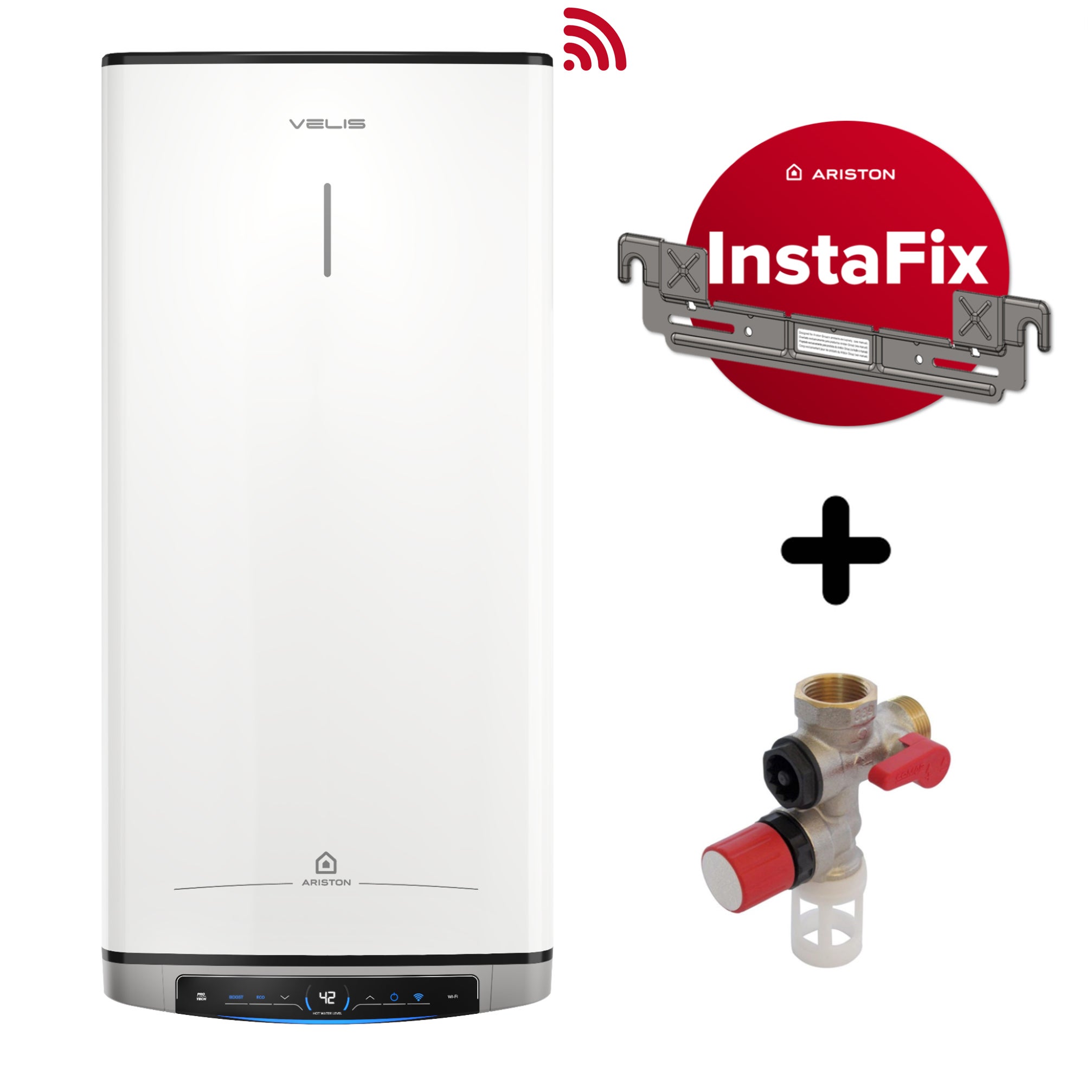 Ariston VELIS EVO DUNE DRY WIFI FE 65 l - Chauffe-eau électrique ultra ...