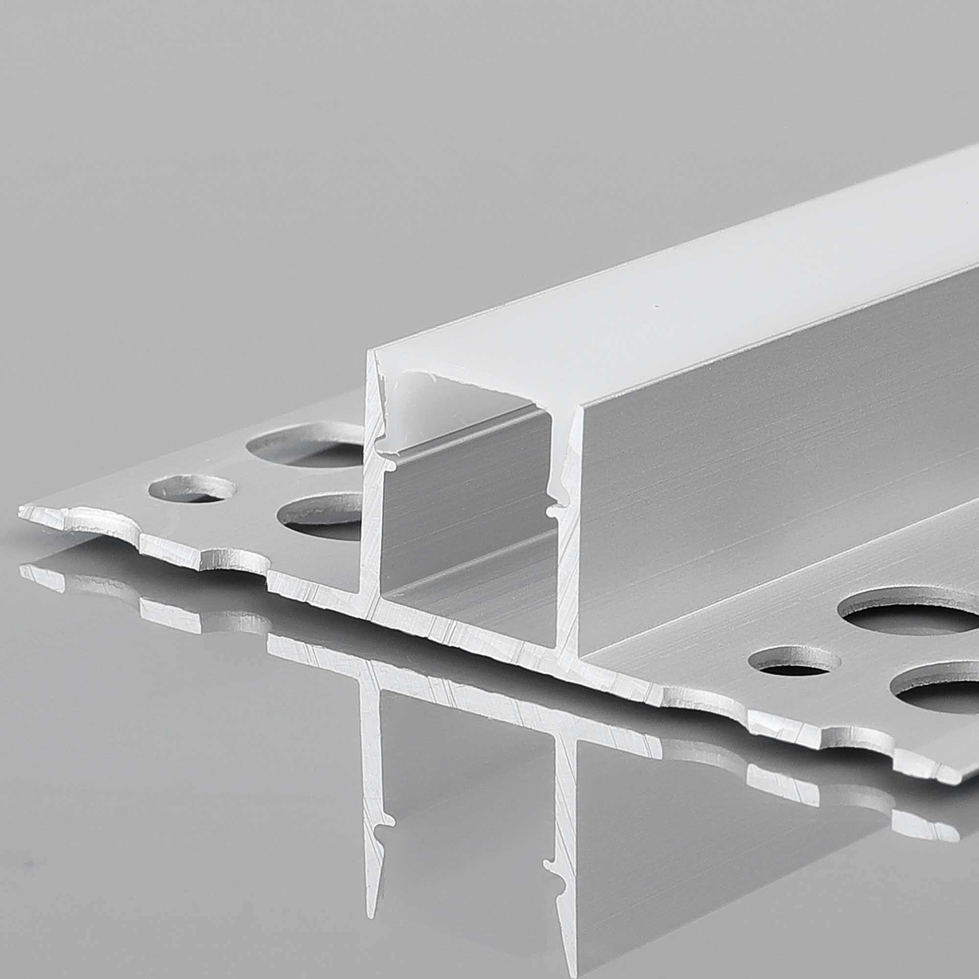 Profil pour ruban LED - encastré / sans rebord - 11x15mm - Avec ...