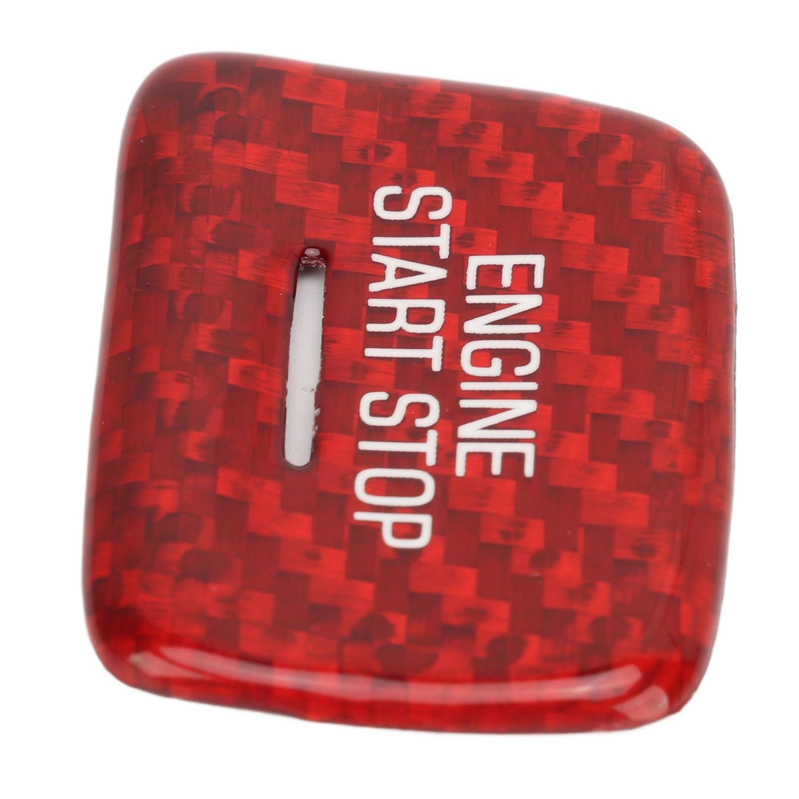 Tapa del botón de arranque del motor de fibra de carbono de repuesto ...