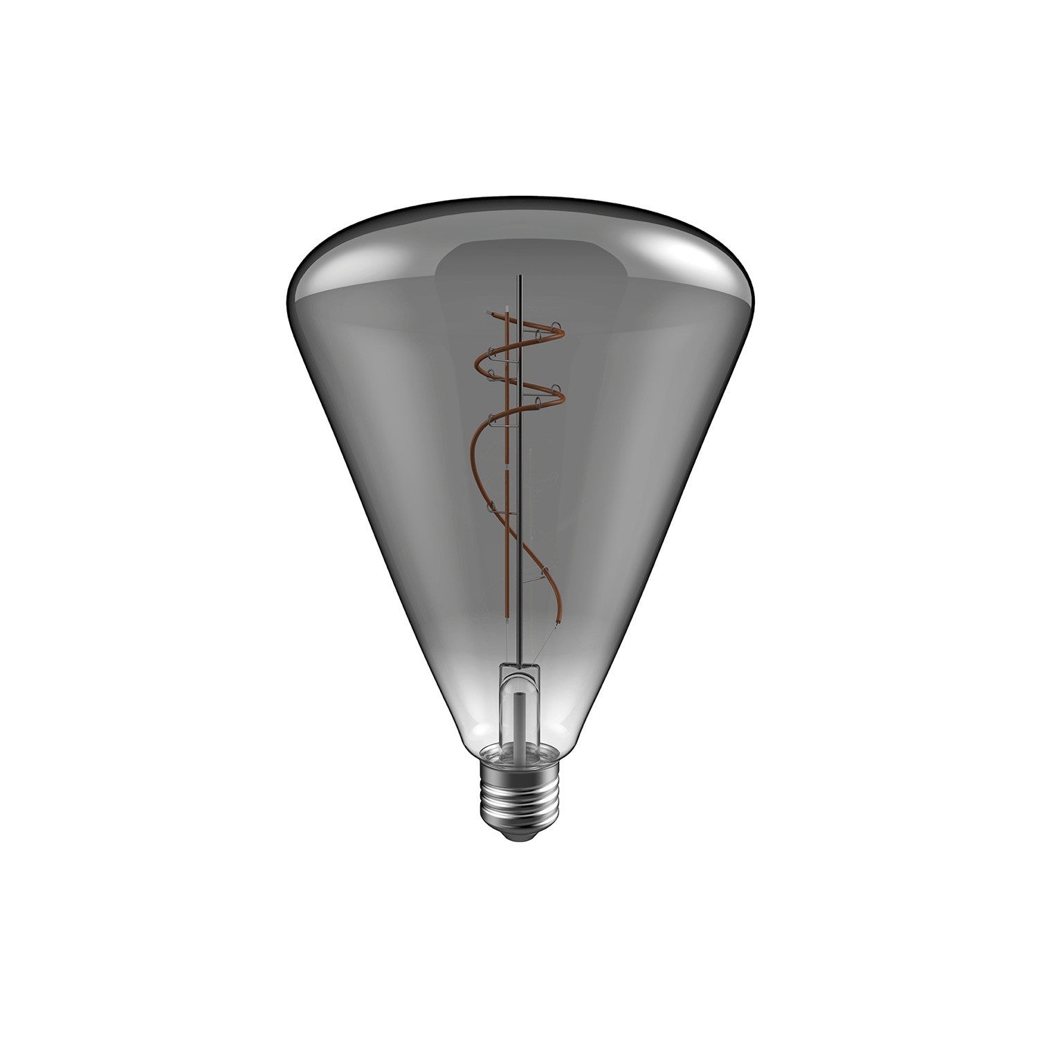 BeBulbs Ampoule cône LED H09, Verre fumé, Ø140 x 200 mm, E27, 10 W, 470 ...