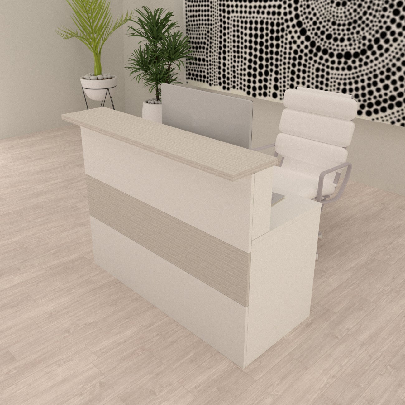 Henor Comptoir Cidacos 180x60/75x110/75 cm Avec table intérieure Idéal ...