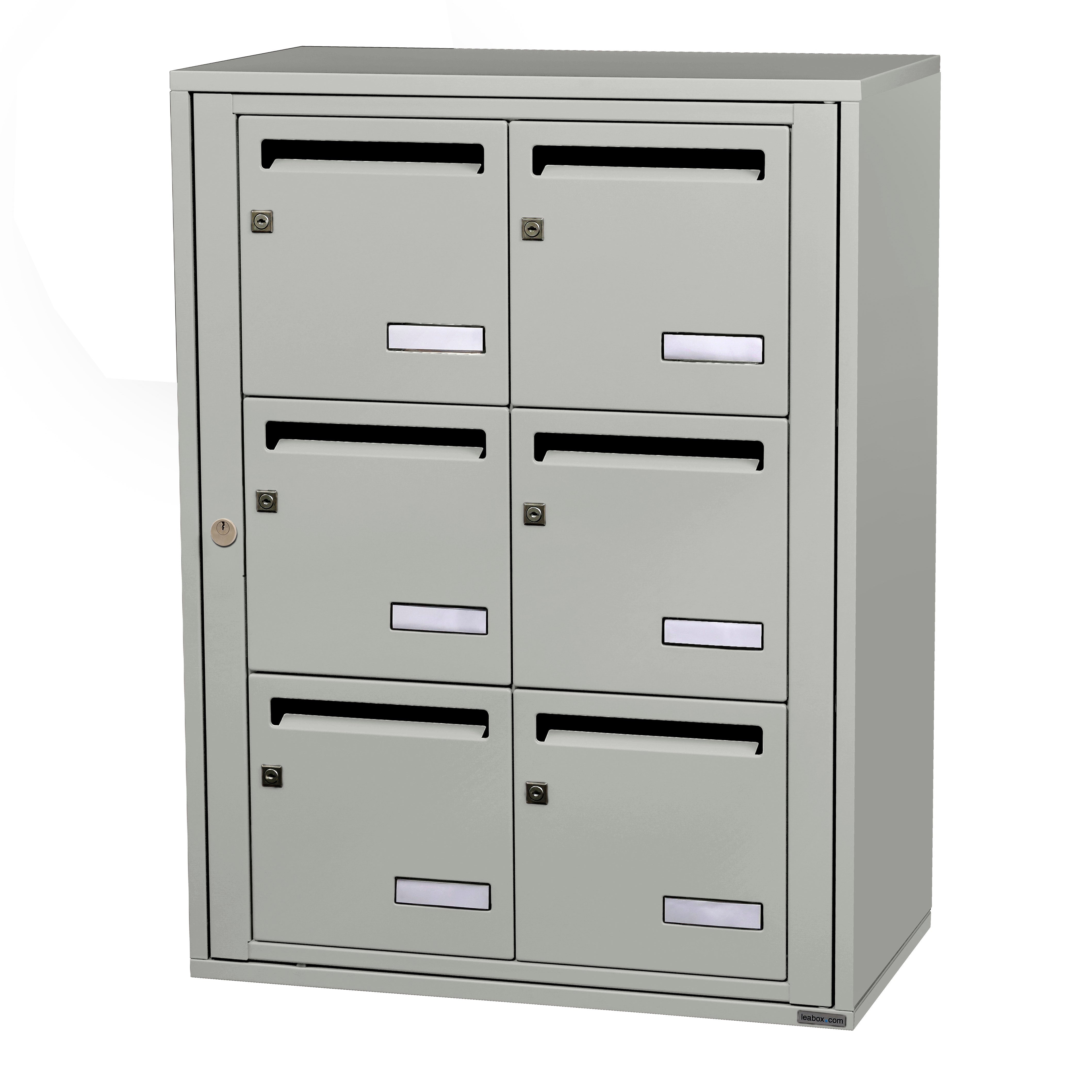 Bloc collectif leabox.com, 2x3, grade 3, simple face, Intérieur ...