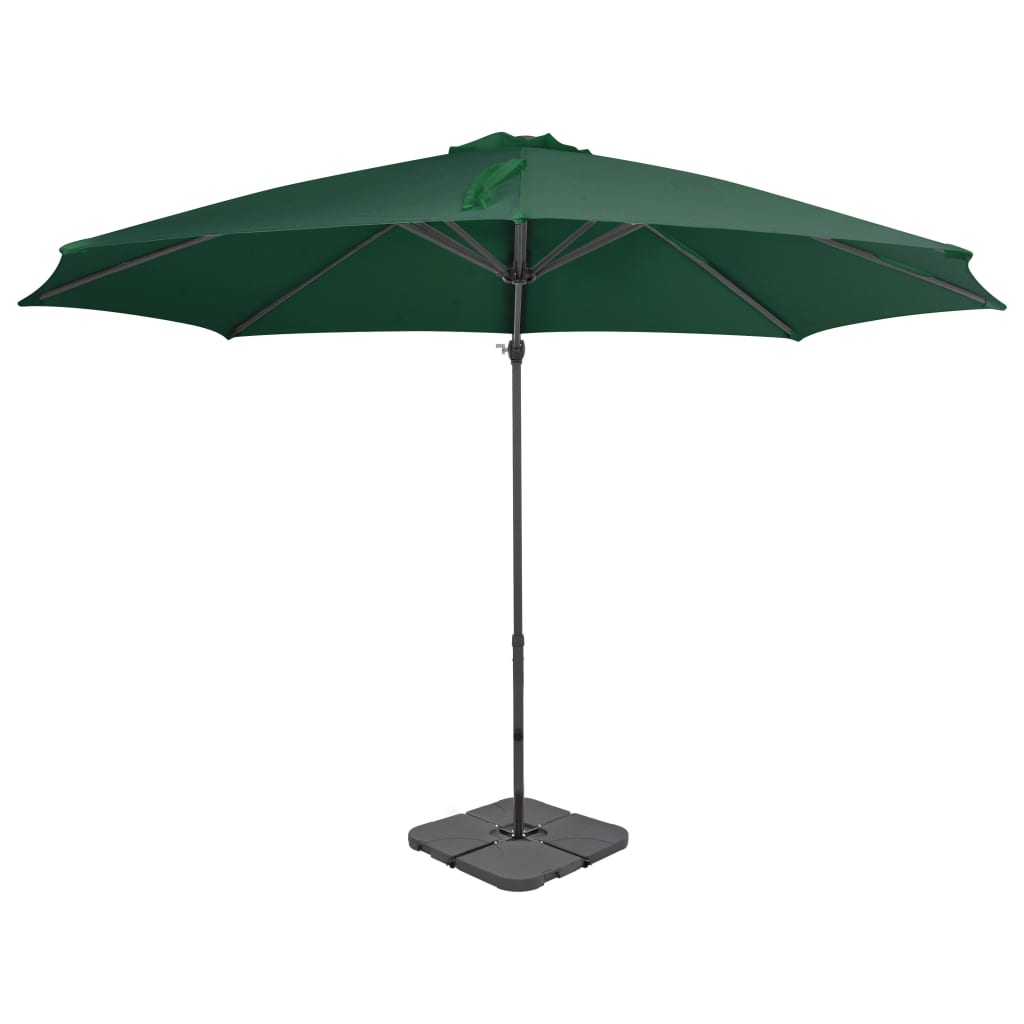 Parasol avec base portable | Parasol de jardin Vert CFW51747 | Leroy Merlin