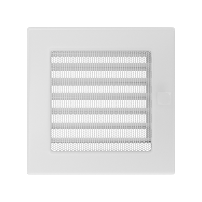 Grille maillée avec registre réglable pour conduit d'air-Blanc-17 x 30 ...