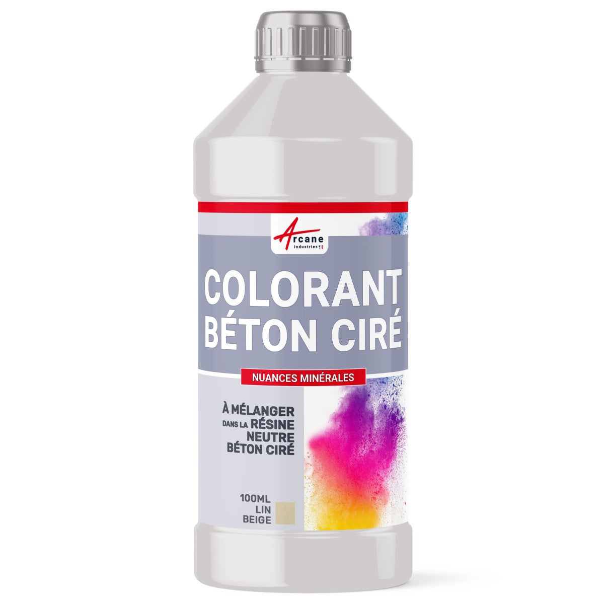 COLORANT POUR BÉTON CIRÉ - 100 ml - Lin Beige - ARCANE INDUSTRIES ...