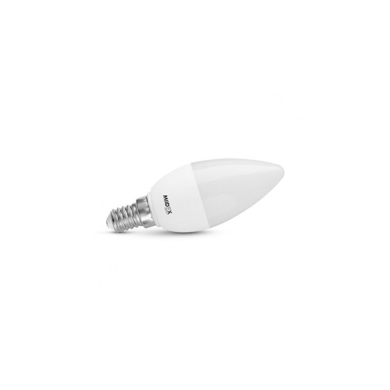 Ampoule LED E14 5W 470lm Flamme - Blanc Naturel 4000K | Leroy Merlin
