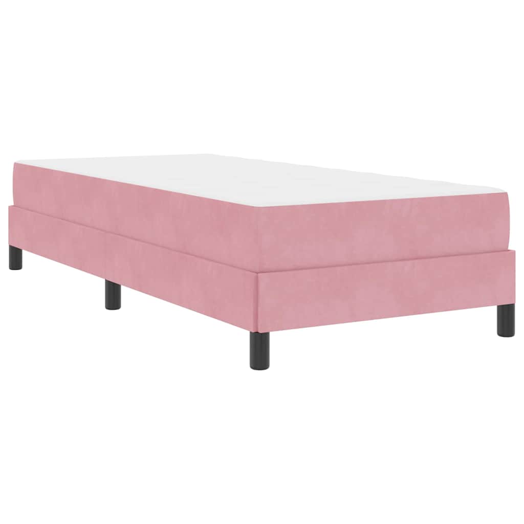 Lit simple | Lit adulte | Lit boxspring avec matelas Rose 90 x 200 cm ...