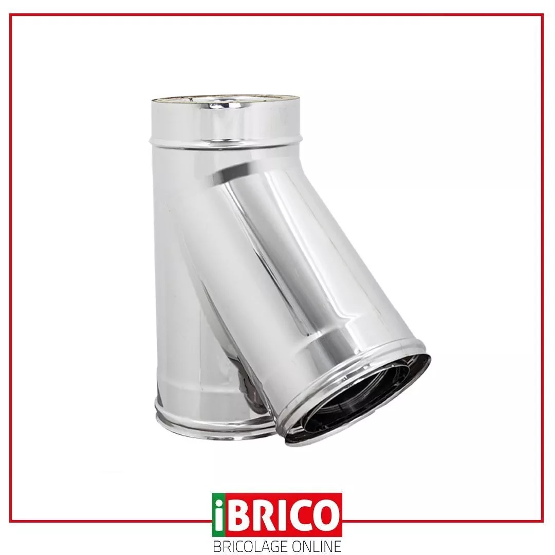 Braga 130-180 Doppia Parete Acciaio Inox per Canna Fumaria | Leroy Merlin