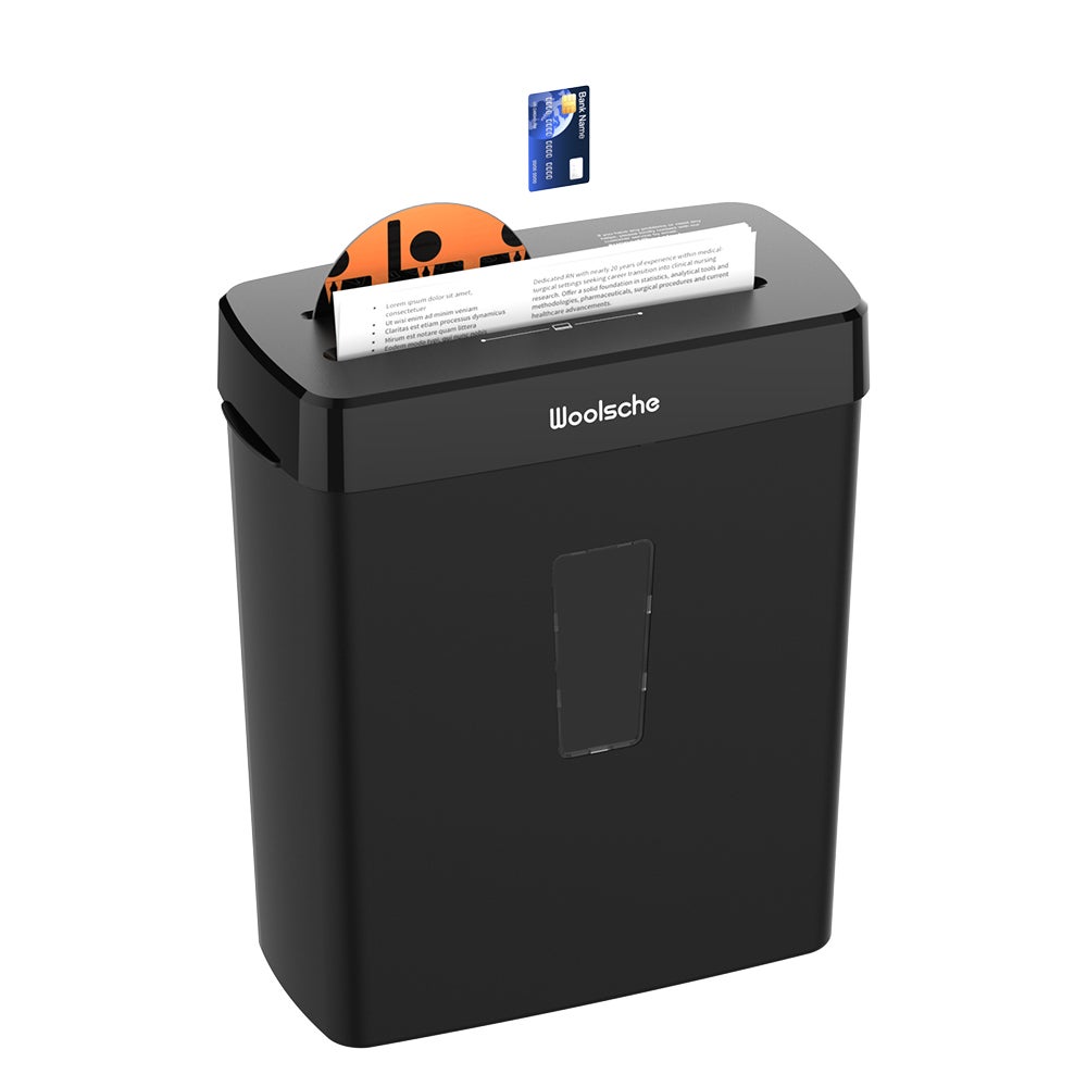 Destructeur de documents à coupe croisée 8 feuilles, 12,9 litres, ultra ...