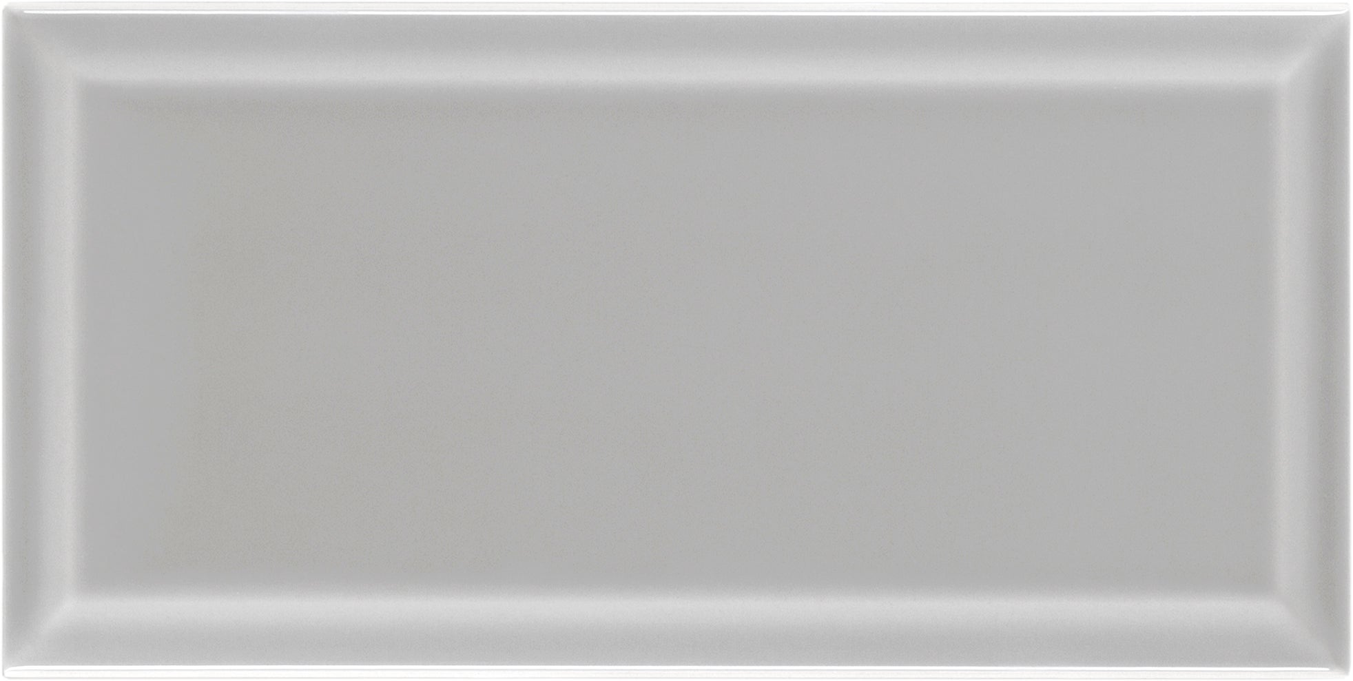 Azulejo cerámico Brillante CERAGNI BISELADO Metro Gris 600 | 7,5x15 (caja con 44 unidades = 0,5 ...