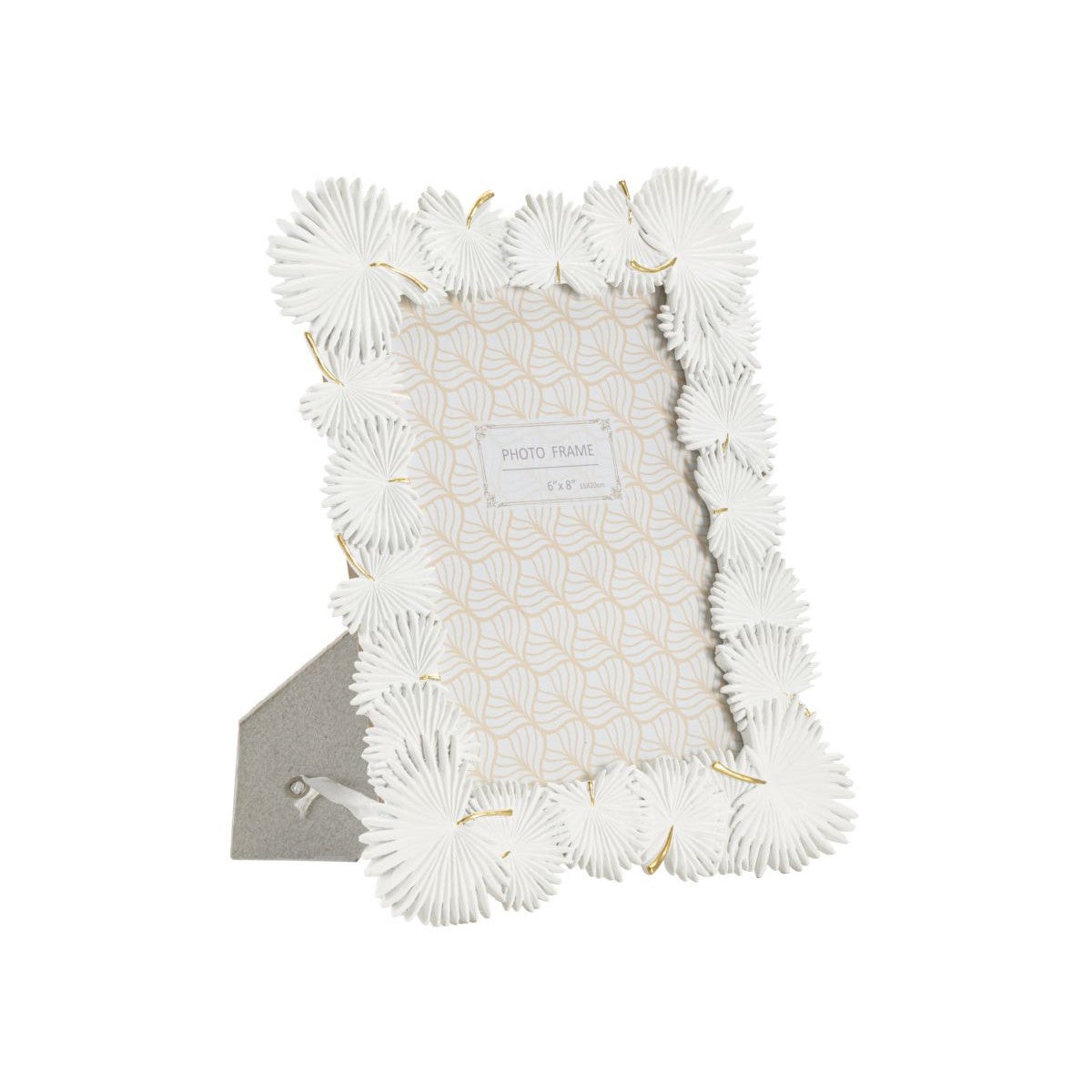 Cadre Photo Déco "Feuilles de Palmier" 15x20cm Blanc | Leroy Merlin
