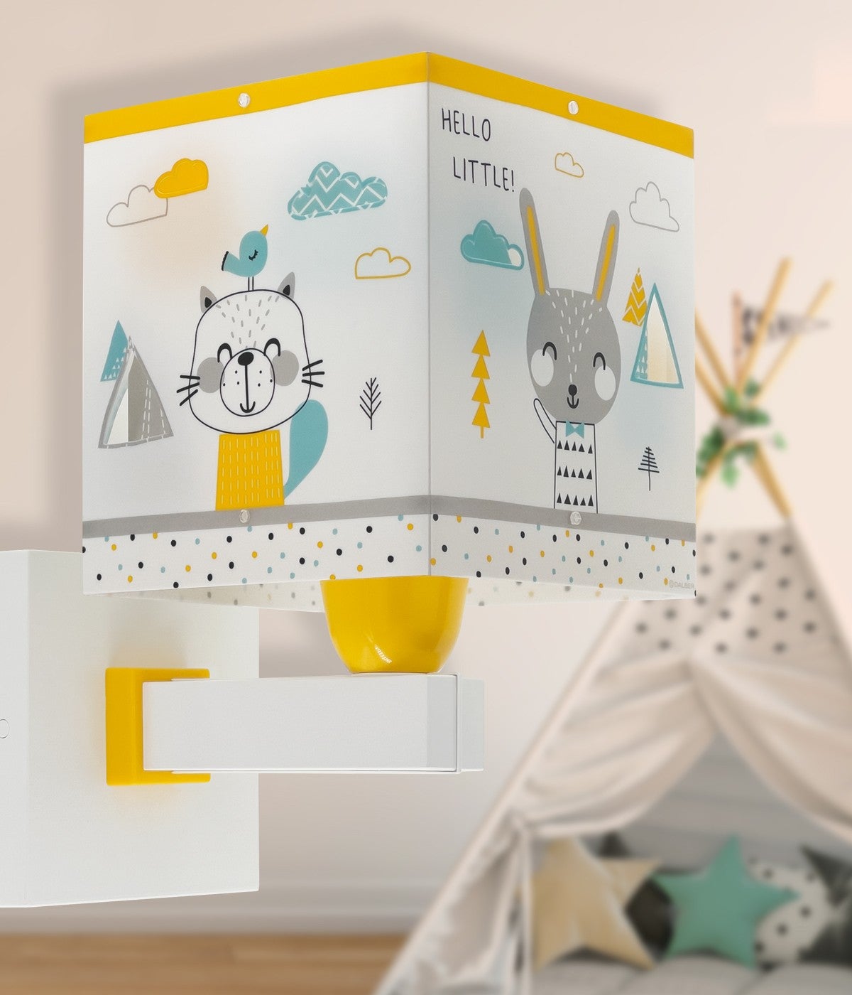 Applique murale pour enfants Hello Little animaux | Leroy Merlin