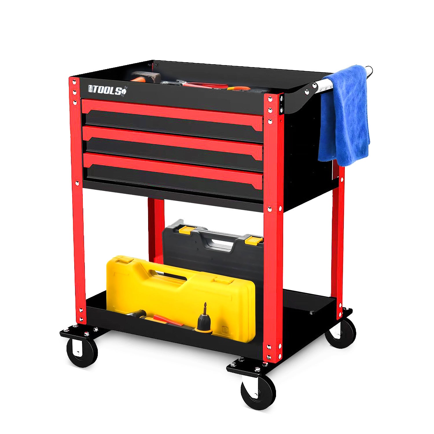 Chariot servante d'Atelier Chariot à Outil sur roulettes BM TOOLS BMT ...