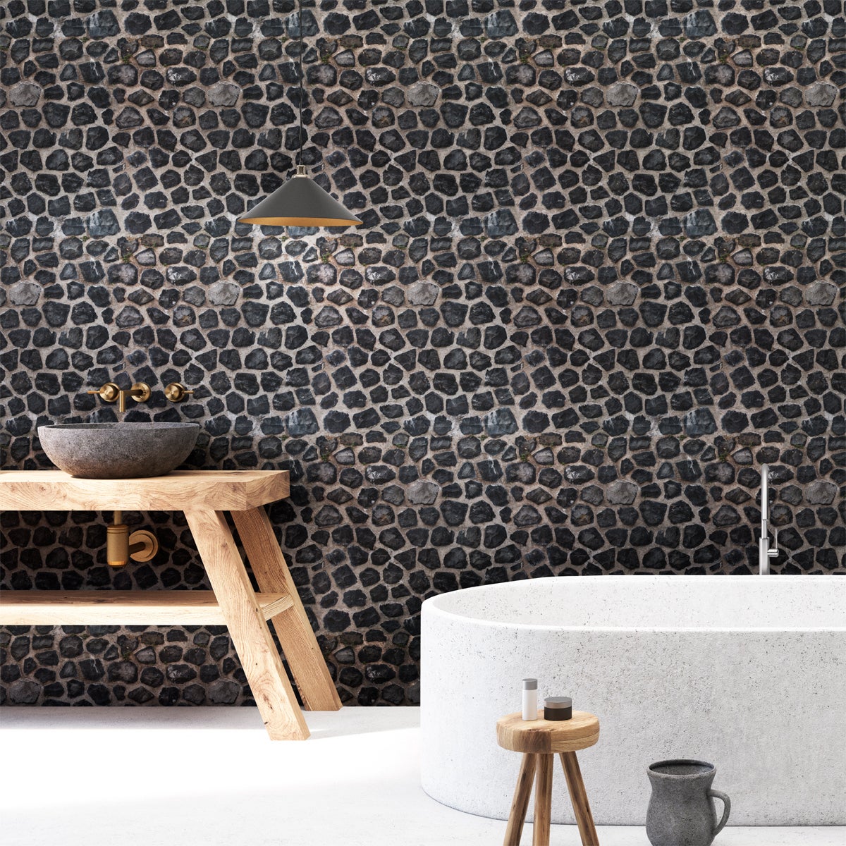 Vinilos material piedras calientes de Fiordo - adhesivo de pared ...