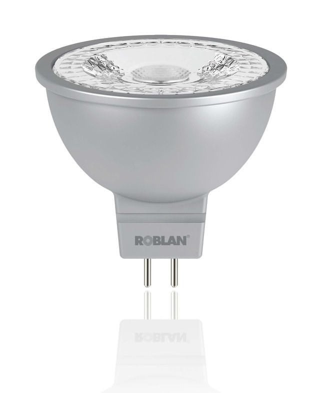 LED DICROICA ROBLAN SMD-6W-GU5.3-600LM-6500K-CA-12 | Leroy Merlin